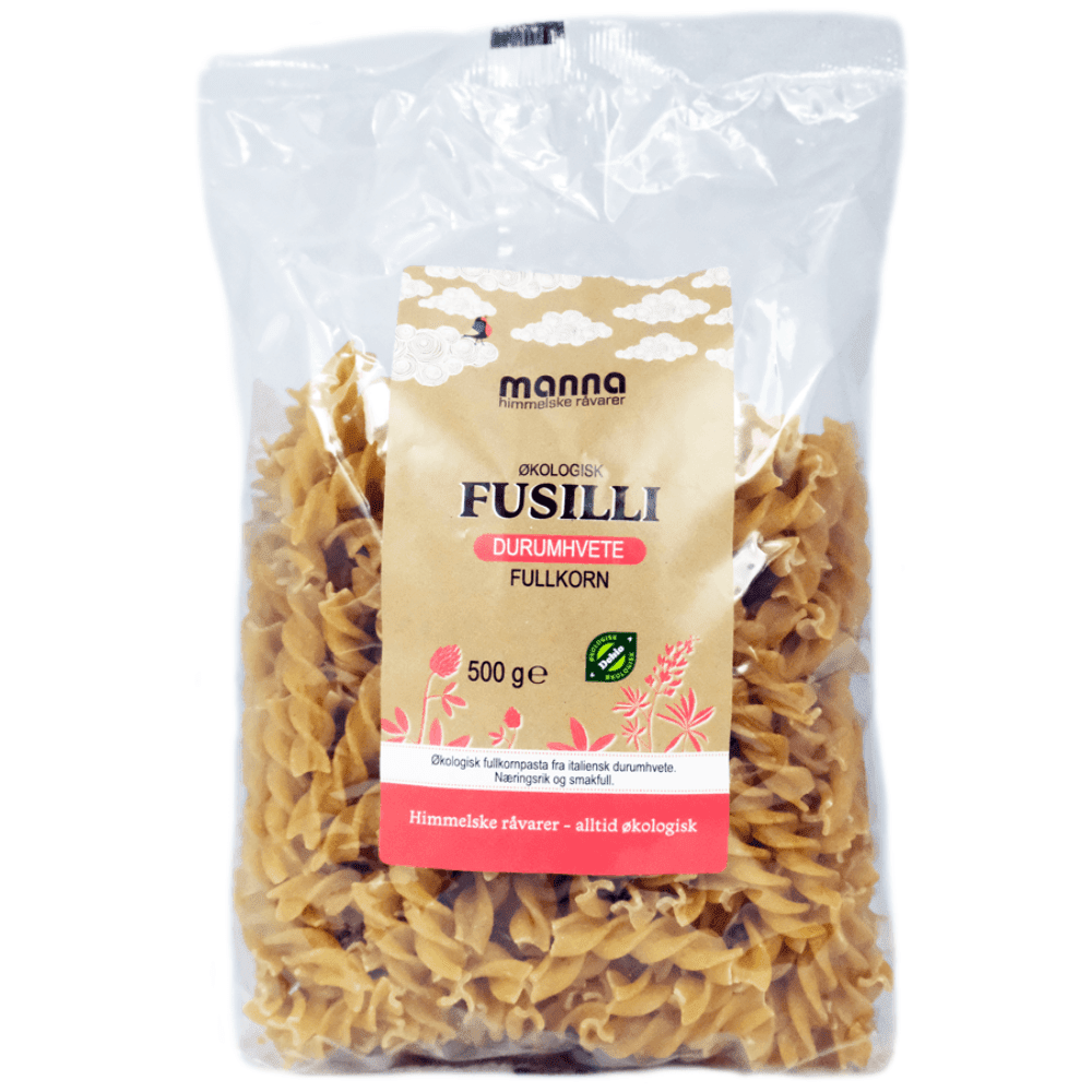 Økologisk Fusilli Fullkorn Durum 500g | Smakfull og næringsrik pasta ...